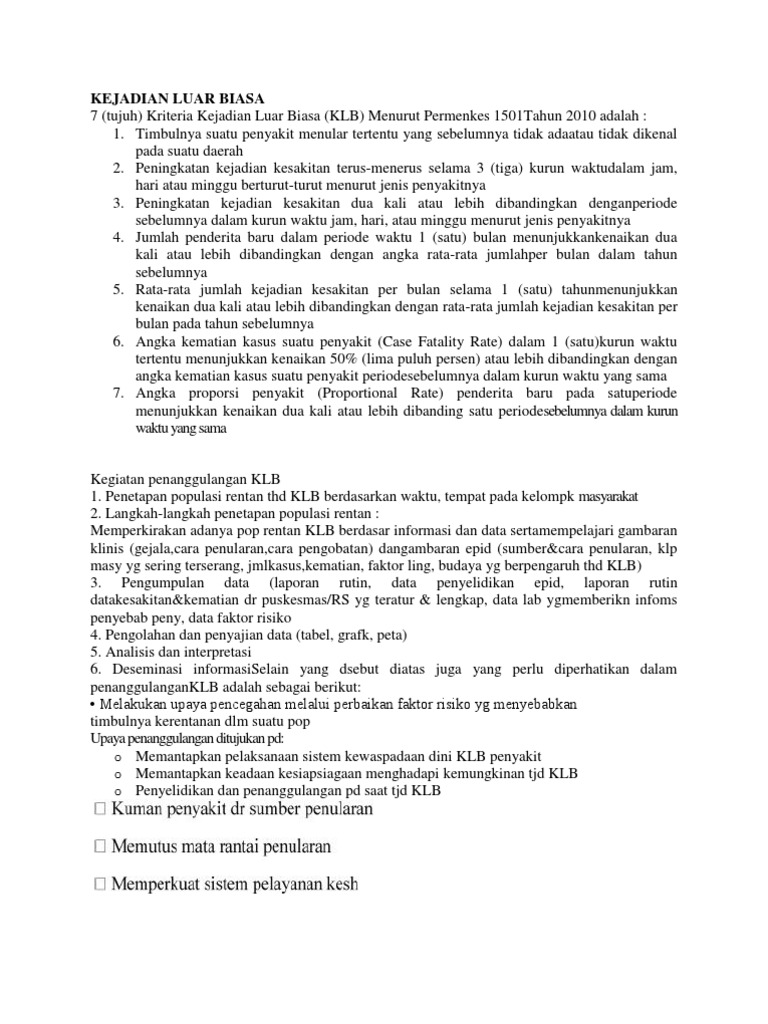 7 Kriteria Klb Pdf Pengembangan Diri Kesehatan Holistik