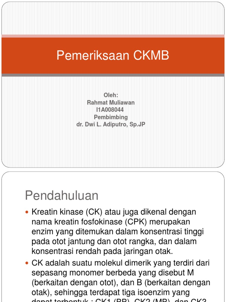 Pemeriksaan CKMB | PDF