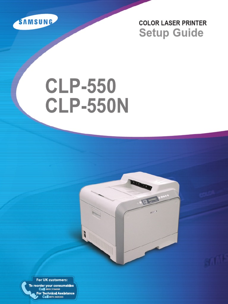 Setup Guide: Color Laser Printer | PDF | Electromagnetic Interference | Printer (Computing)