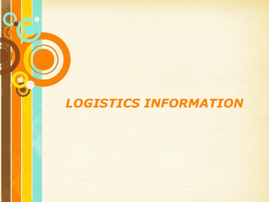 An Overview of Logistics Information Systems: Data Collection, Analysis ...