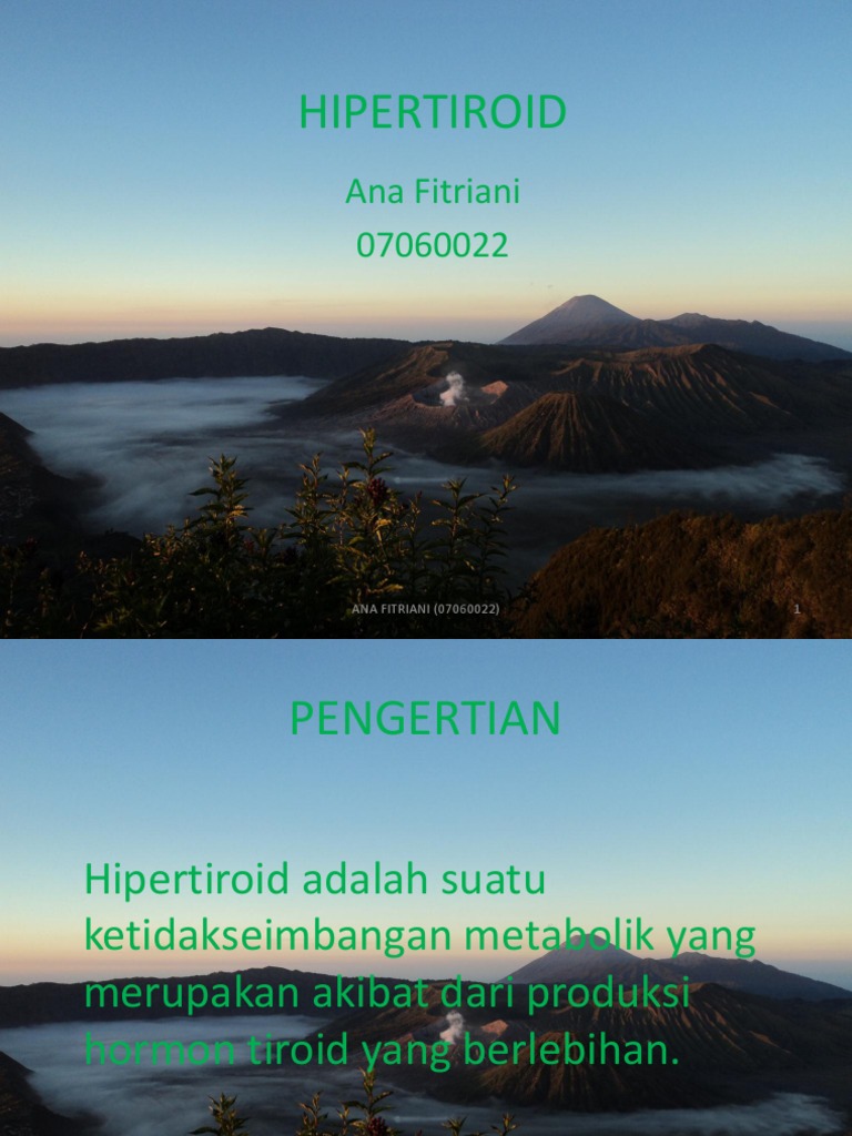 HIPERTIROID | PDF | Kesehatan Holistik