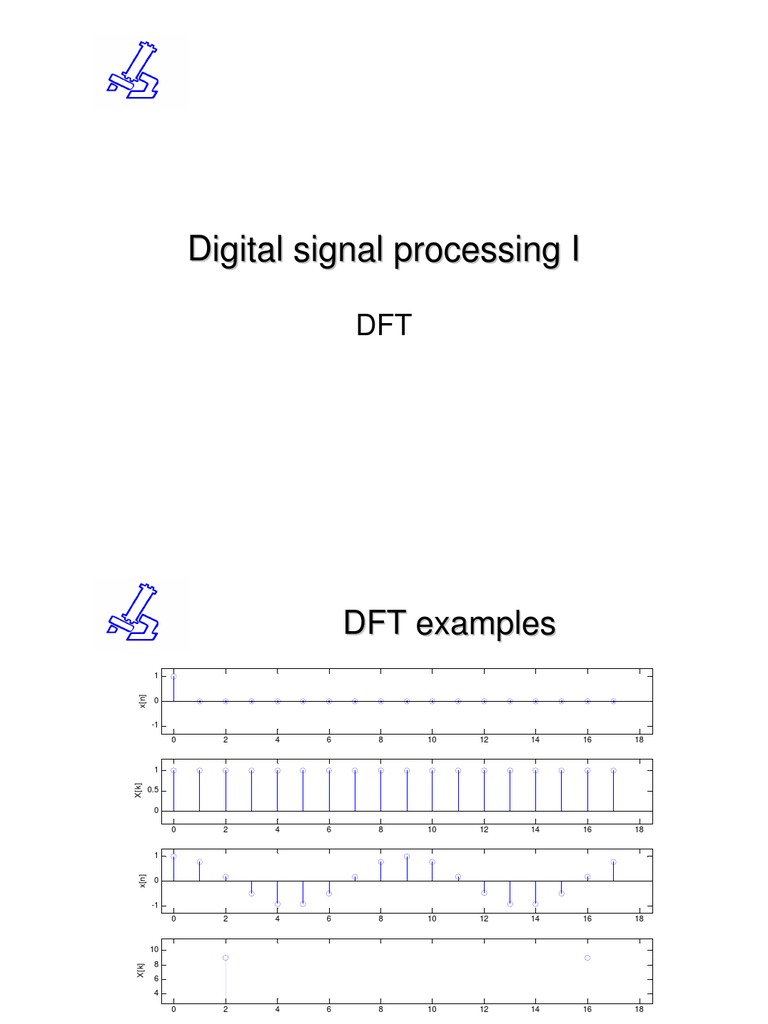 DFT Applications in Signal Processing | PDF | Discrete Fourier ...