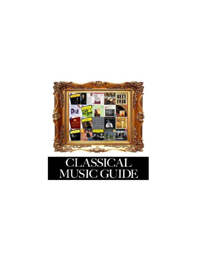 Classical Music CD Collection Guide | PDF | Concerto | Johann Sebastian ...