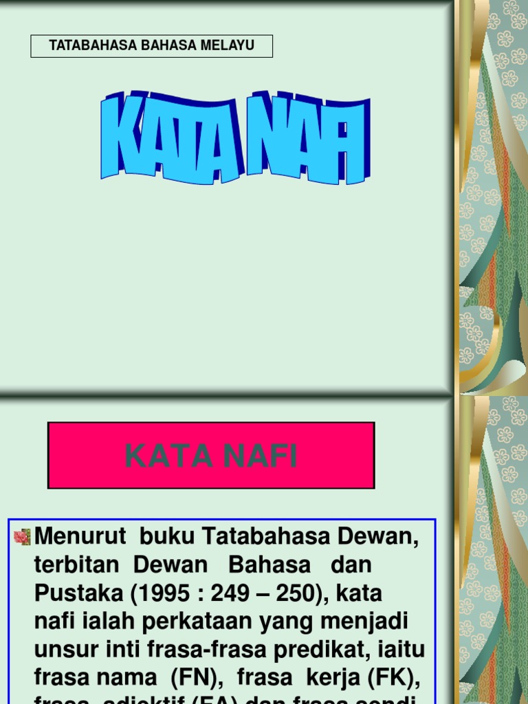 Kata Nafi | PDF