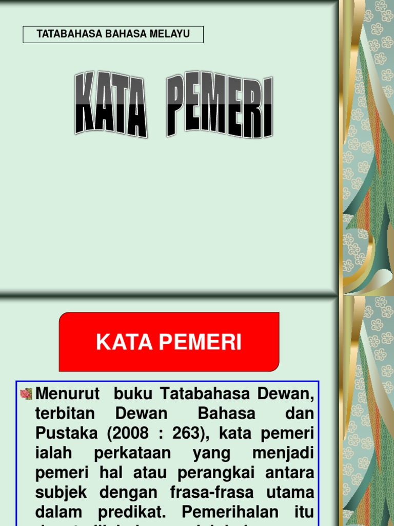 Kata Pemeri | PDF
