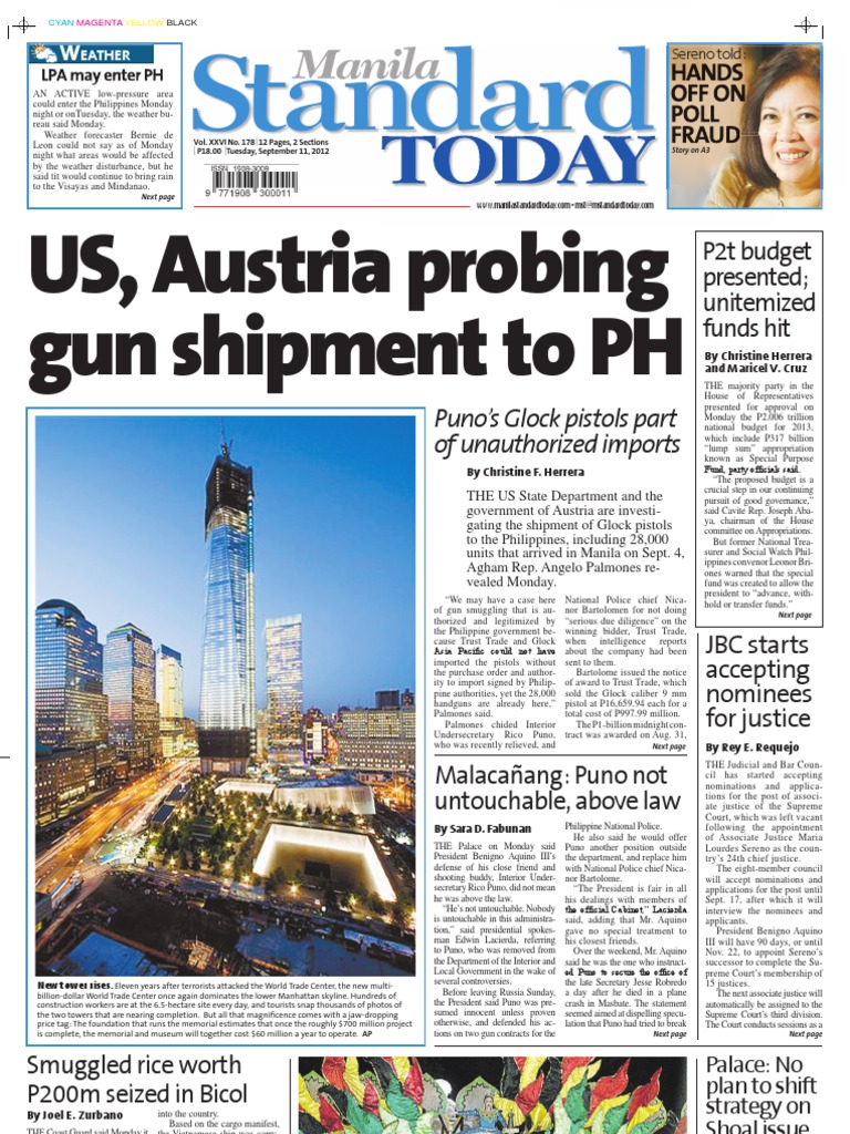 Manila Standard Today - Tuesday (September 11, 2012) Issue | PDF
