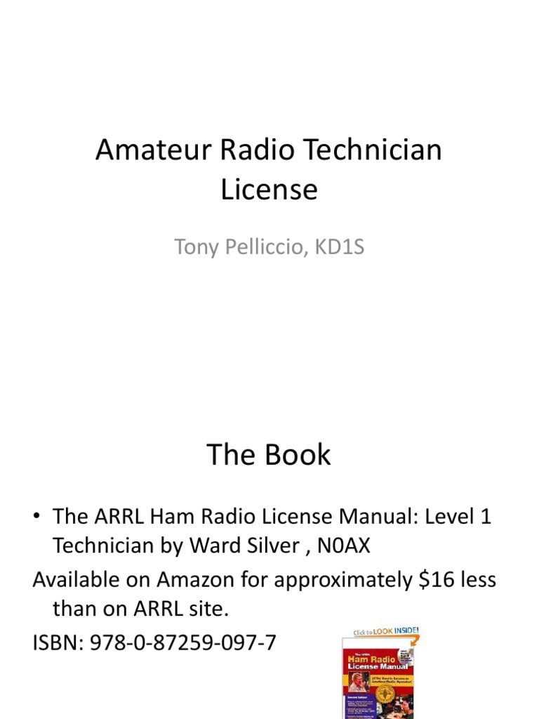 Amateur Radio Technician License | PDF | Detector (Radio) | Antenna (Radio)