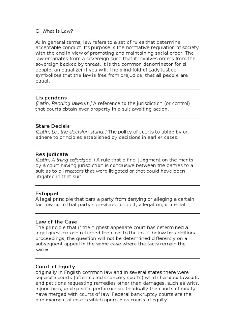 Review - Exam - Intro To Law | PDF | Politics