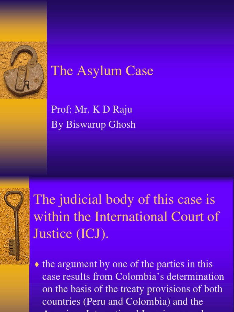 Asylum Case | PDF | Public International Law | Right Of Asylum
