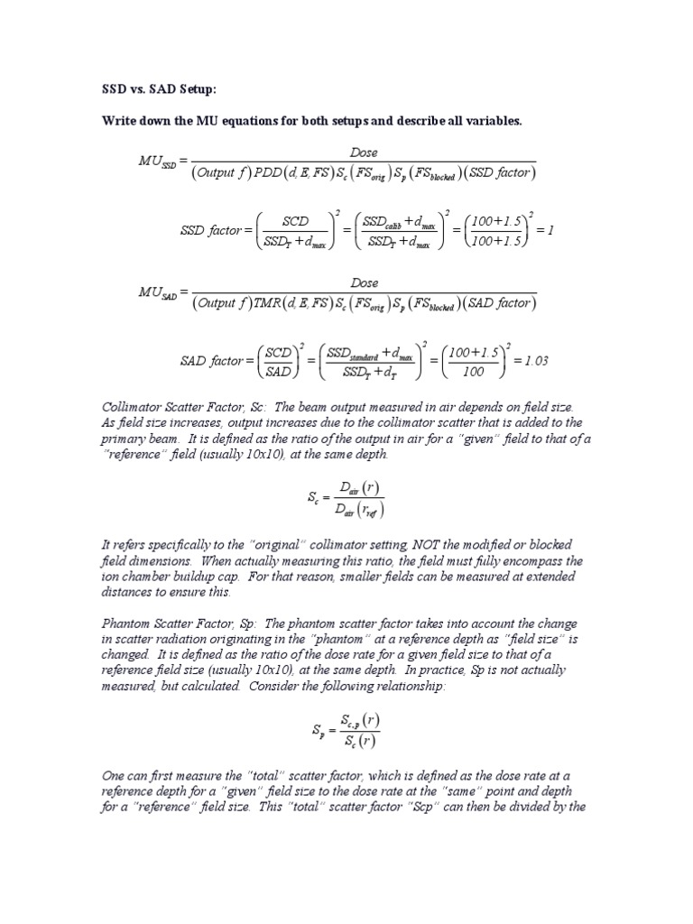 2 SSD vs. SAD | PDF | Ratio | Attenuation