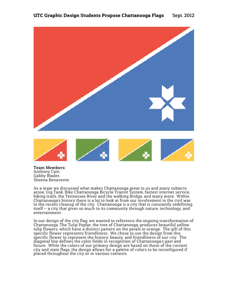 UTC Graphic Design Student Flags | PDF