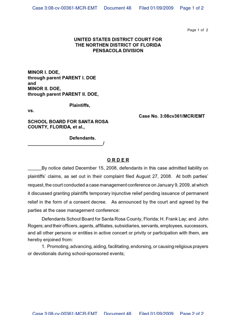 Court Order | PDF | Complaint | United States Law