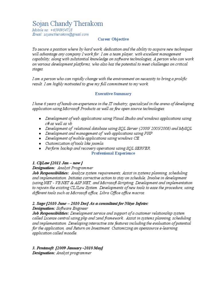 Software Engineer Resume | PDF | Web Application | Application Software