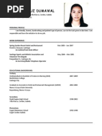 Resume Sample | PDF | Philippines