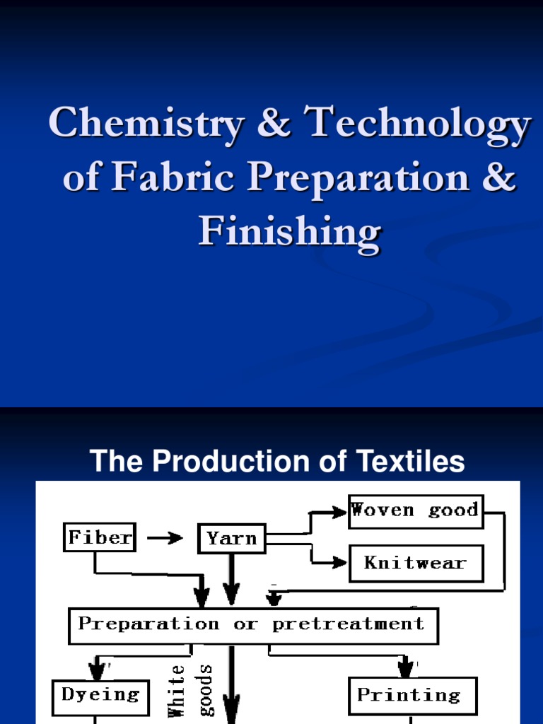 Chemistry & Technology of Fabric Preparation & Finishing | PDF | Yarn ...