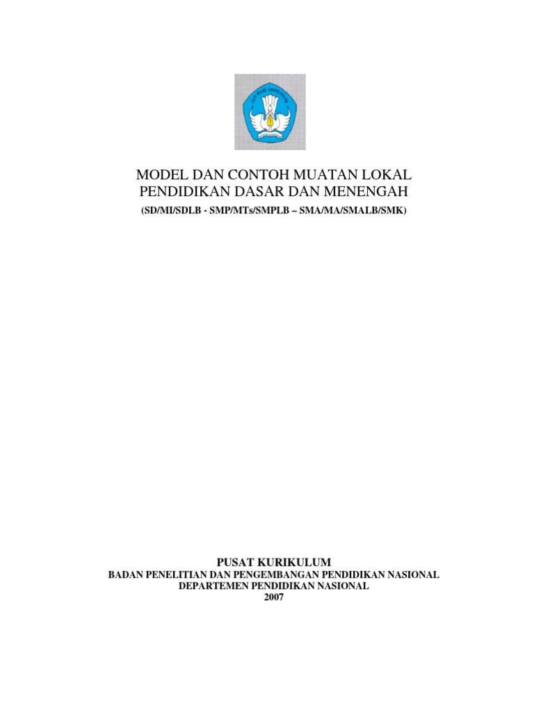 Model Dan Contoh Muatan Lokal | PDF | Seni