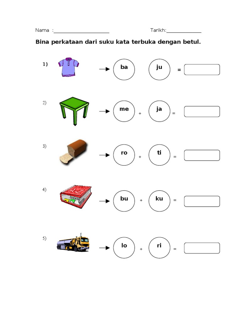 Lembaran Kerja KVKV +KVK | PDF