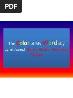 The Color of My Words: Novel Guide | PDF | Schools | Teachers