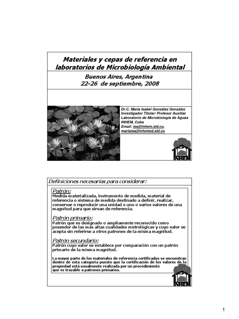 Manejo de Cepas Bacterianas | PDF | Calibración | Biología