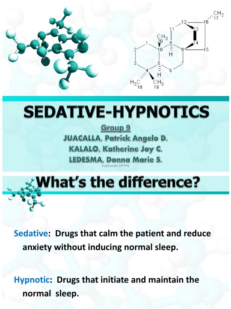 Sedative Hypnotics | PDF | Benzodiazepine | Midazolam