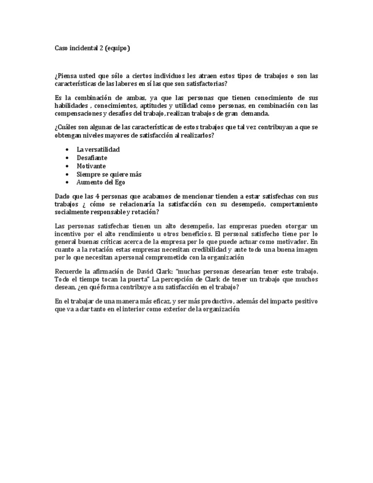 Caso Incidental 2 | PDF