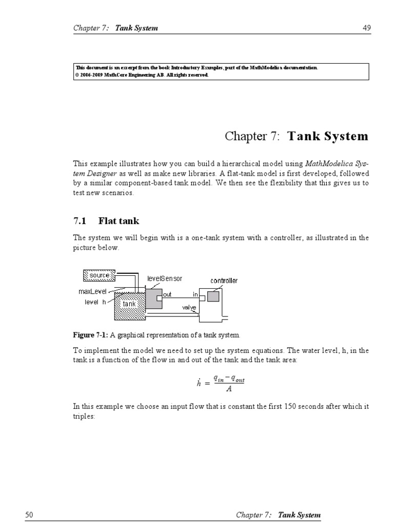 Chapter 7: Tank System | PDF | Component Based Software Engineering | Software Engineering