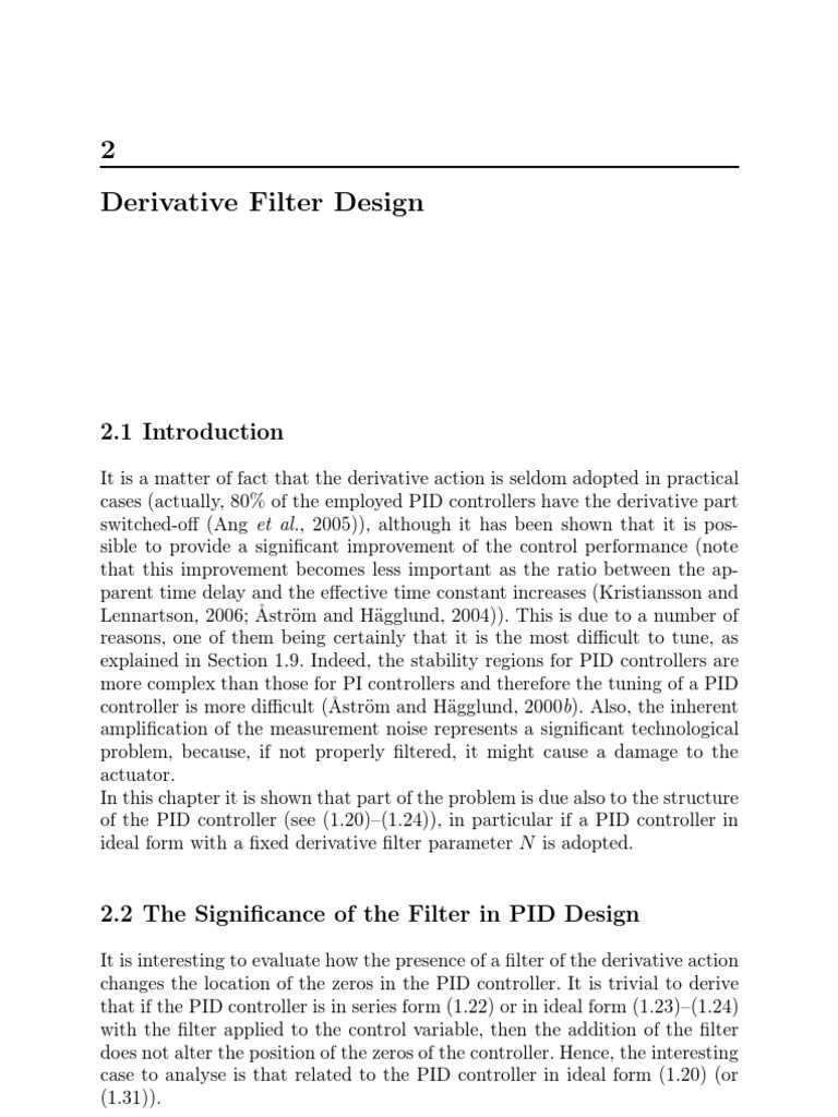 2 Derivative Filter Design | PDF | Applied Mathematics | Electrical ...