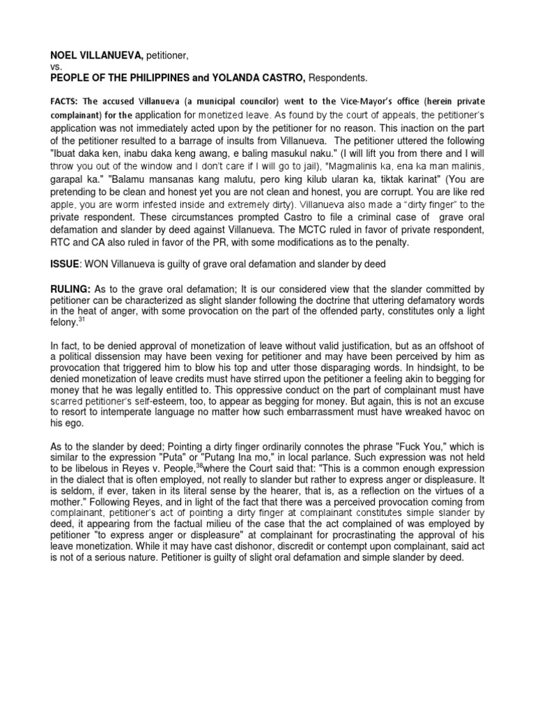 LIBEL Cases | PDF | Defamation | Criminal Law