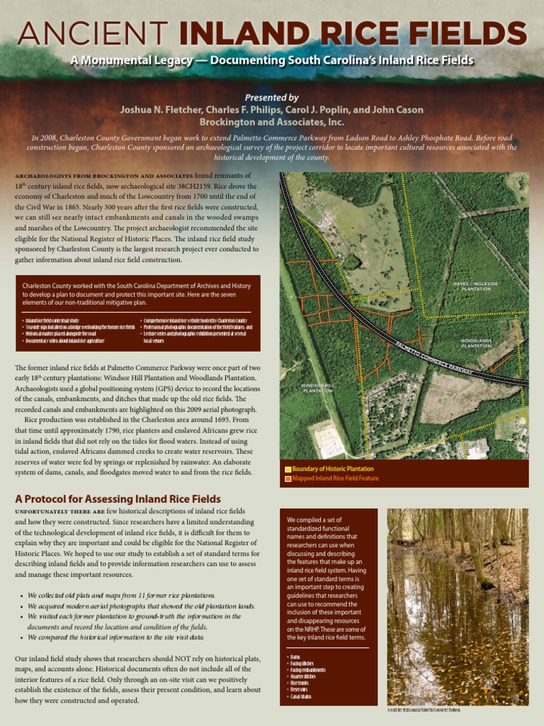 A Monumental Legacy - Documenting South Carolina's Inland Rice Fields ...