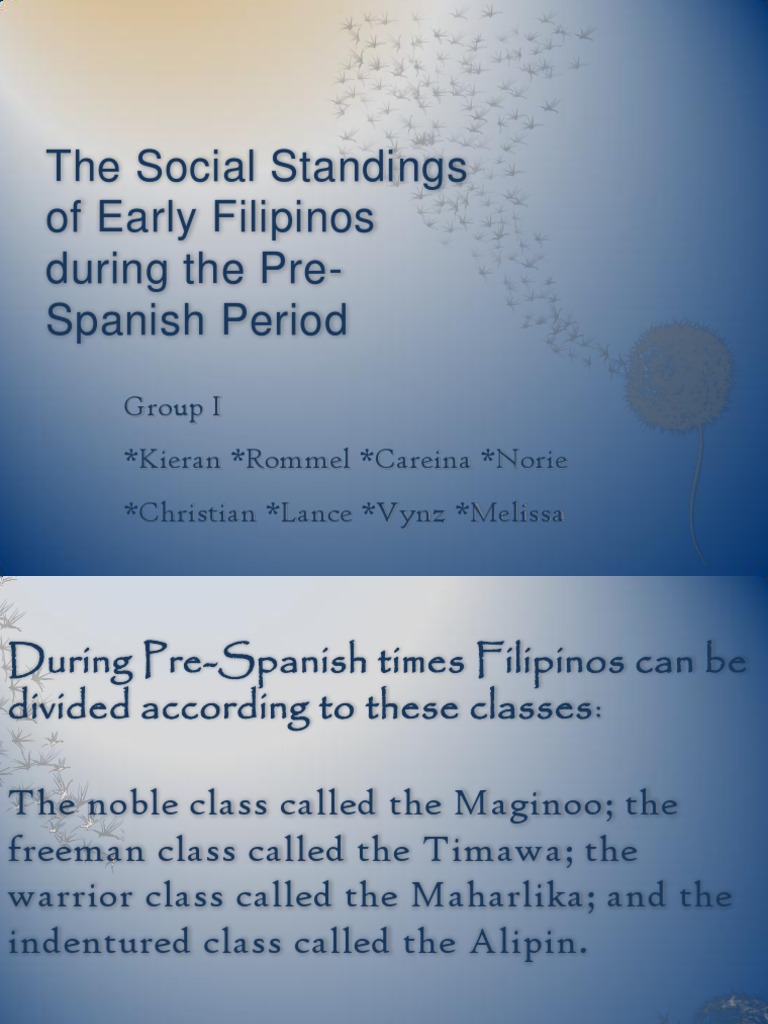 Social Classes in Pre-Spanish Philippines | PDF | Oligarchy | Nobility