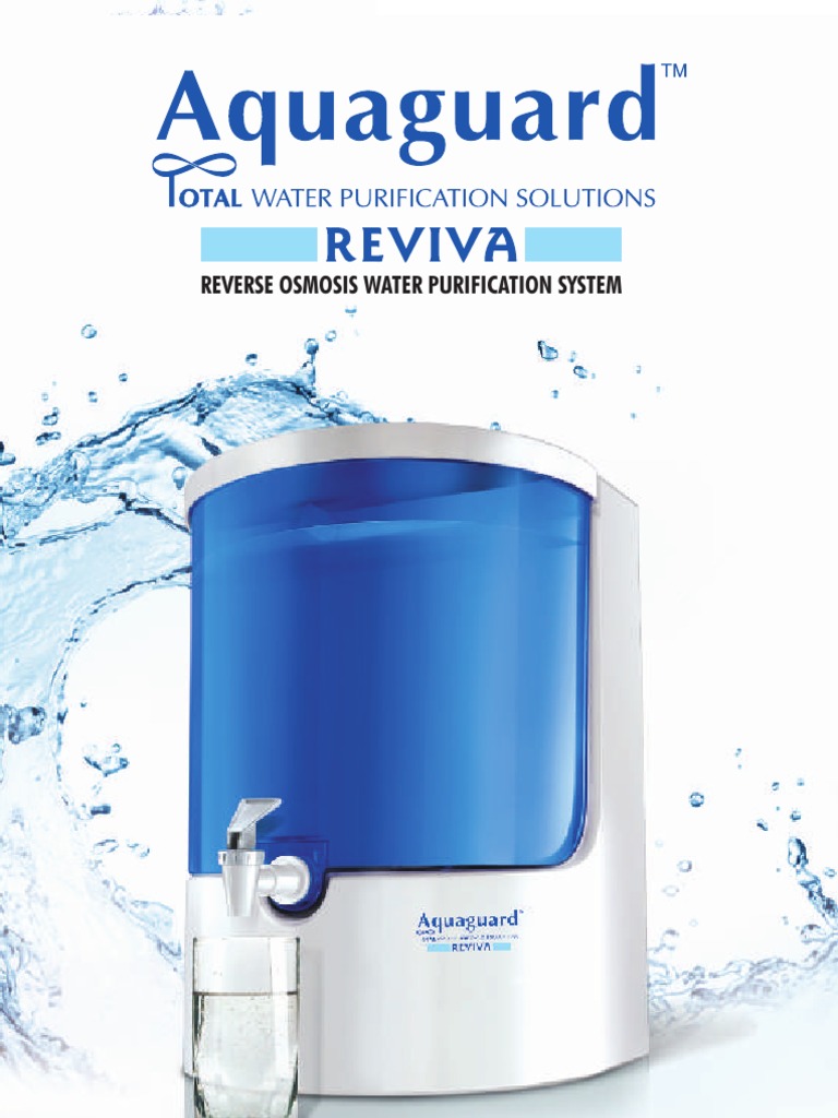 Aquaguard Reviva UserManual | PDF | Water Purification | Membrane
