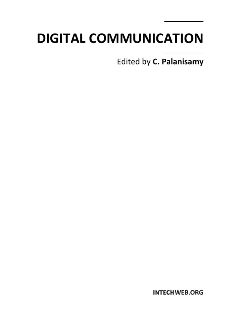 Digital Communication | PDF | Modulation | Channel (Communications)