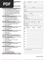 Restraint Checklist | PDF