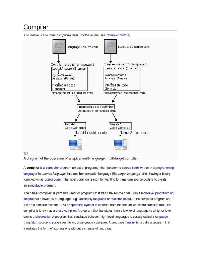 Compiler | PDF | Compiler | Source Code