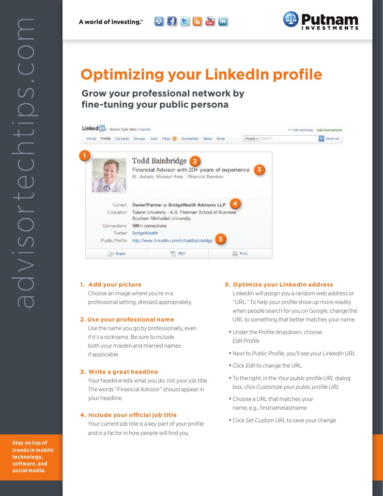 Optimizing Your LinkedIn Profile | PDF | Linked In | Social Media