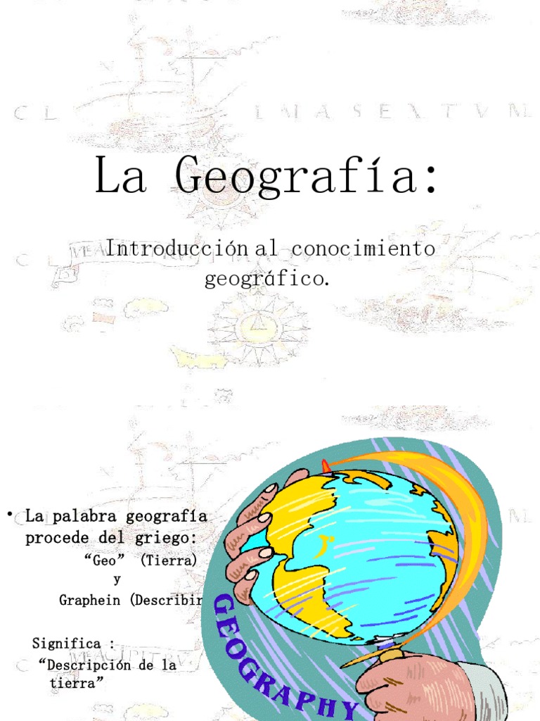 Introducción a la Geografía Física | PDF | Mapa | Geografía