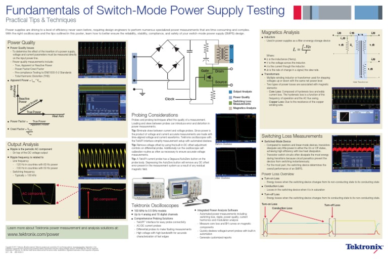 Switchmode Power Supply Testing Fundamentals | PDF | Power Supply | Ac ...