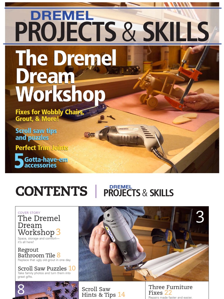 Dremel: Projects & Skills | PDF | Industrial Processes | Tools