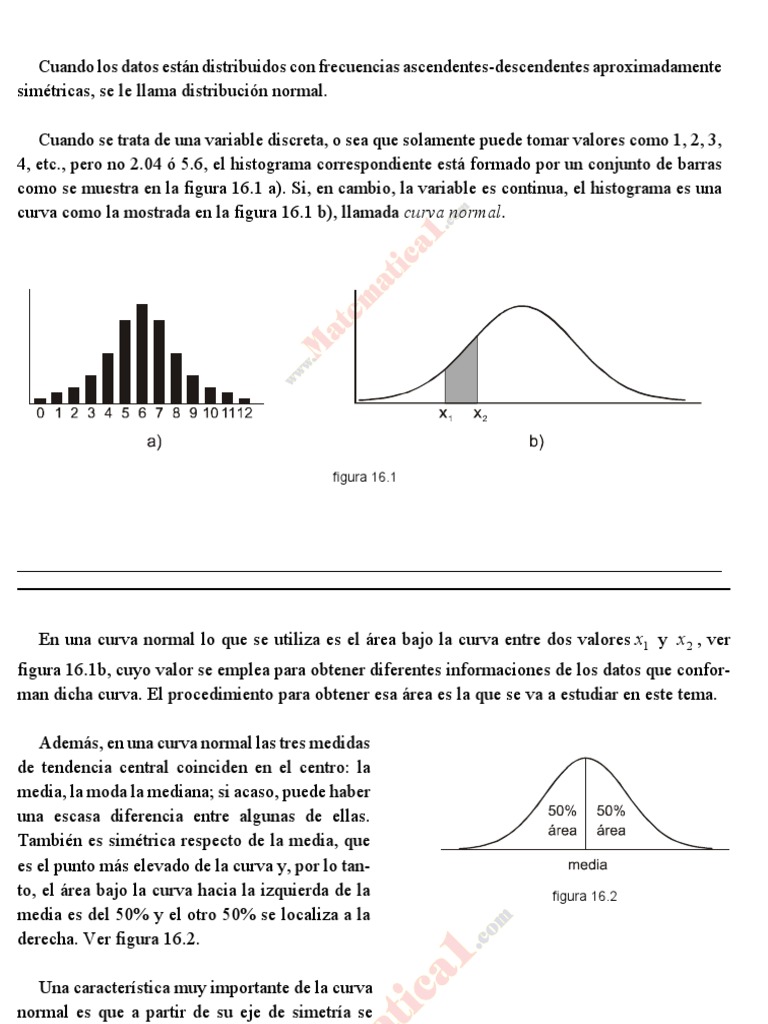 Distribución Normal | PDF | Histograma | Porcentaje