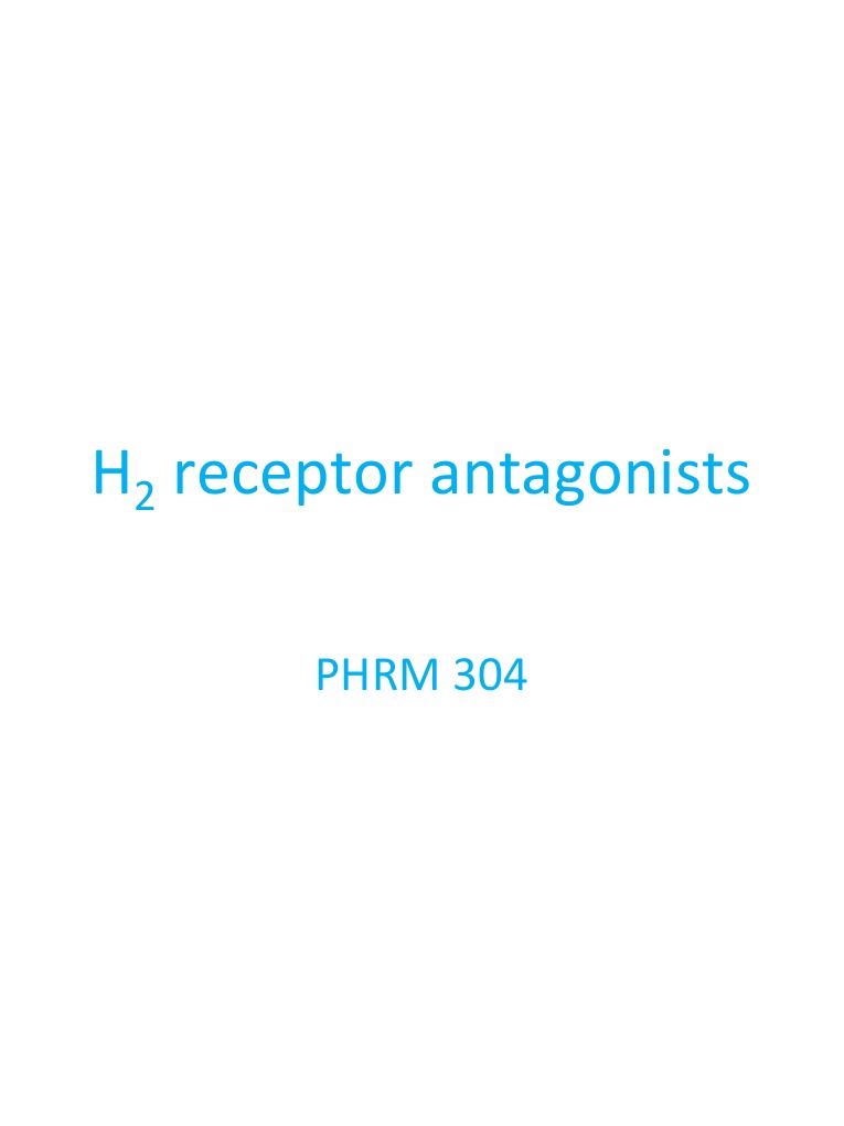 H2 Receptor Blockers