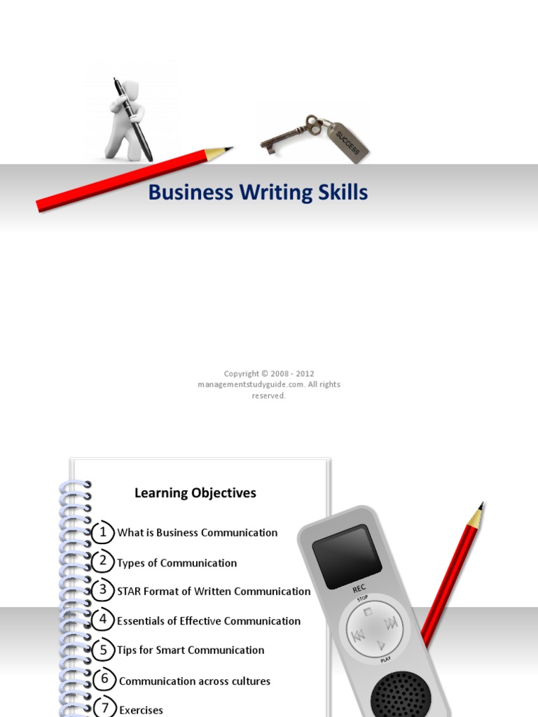 Business Writing Skills: Reserved | PDF | Instructional Design ...