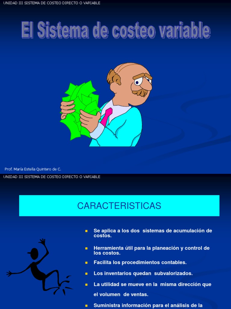 Costeo Variable | PDF | Finanzas y dinero