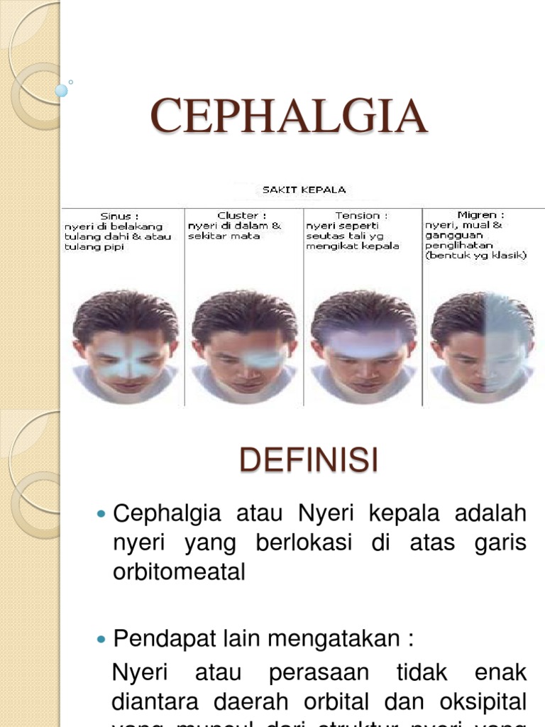 Referat Cephalgia N.K. Darmawan | PDF