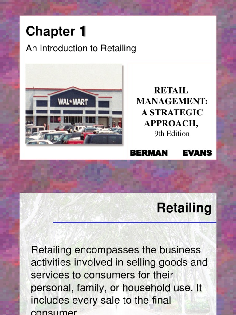 An Introduction To Retailing: Retail Management: A Strategic Approach ...