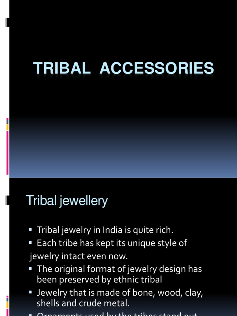 Tribal Accessories | PDF | Jewellery | Softlines (Retail)