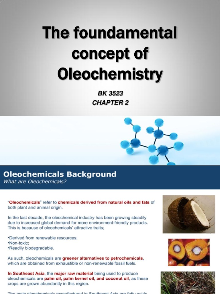OLEOCHEMISTRY_Chapter 2- The Foundamental Concept of Oleochemistry ...