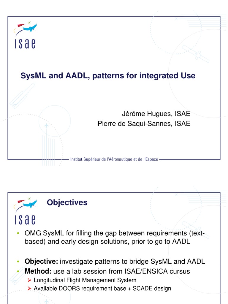11 04 11-SysML AADL Patterns | PDF | Data Type | Use Case