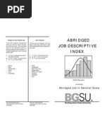 JDI Questionnaire for Job Satisfaction | PDF | Job Satisfaction ...