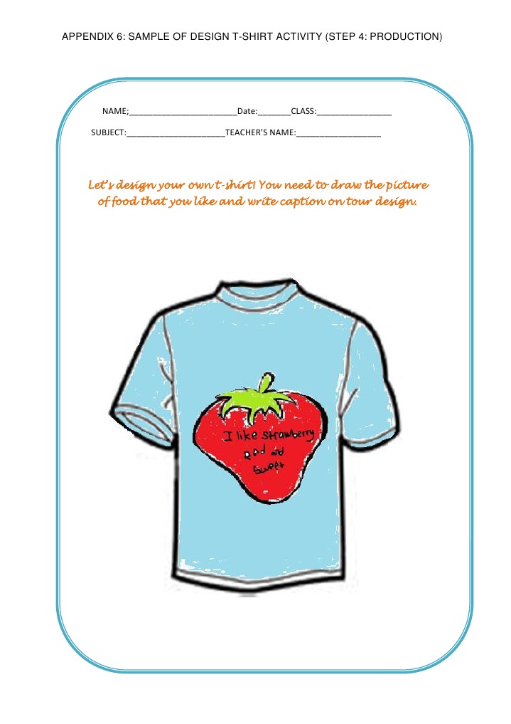T-Shirt Design Activity Guide | PDF | Career & Growth