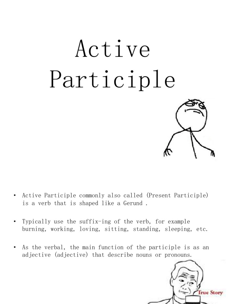 Active Participle (Dion Hegan) XII IPA 1 | PDF | Rules | Linguistic ...